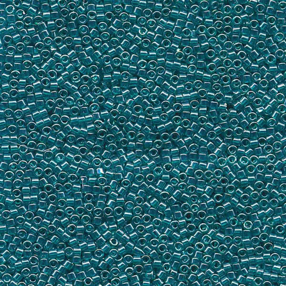 Miyuki Delica 11/0 1228 (DB) Caribbean Teal Transparent Luster Qty:5g ...